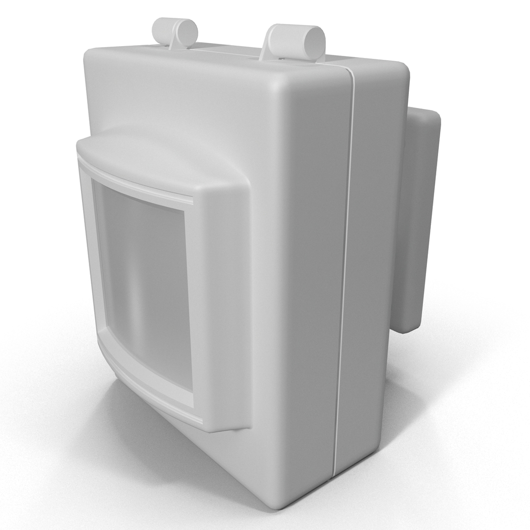 Wireless Pir Security Sensor 3d Max