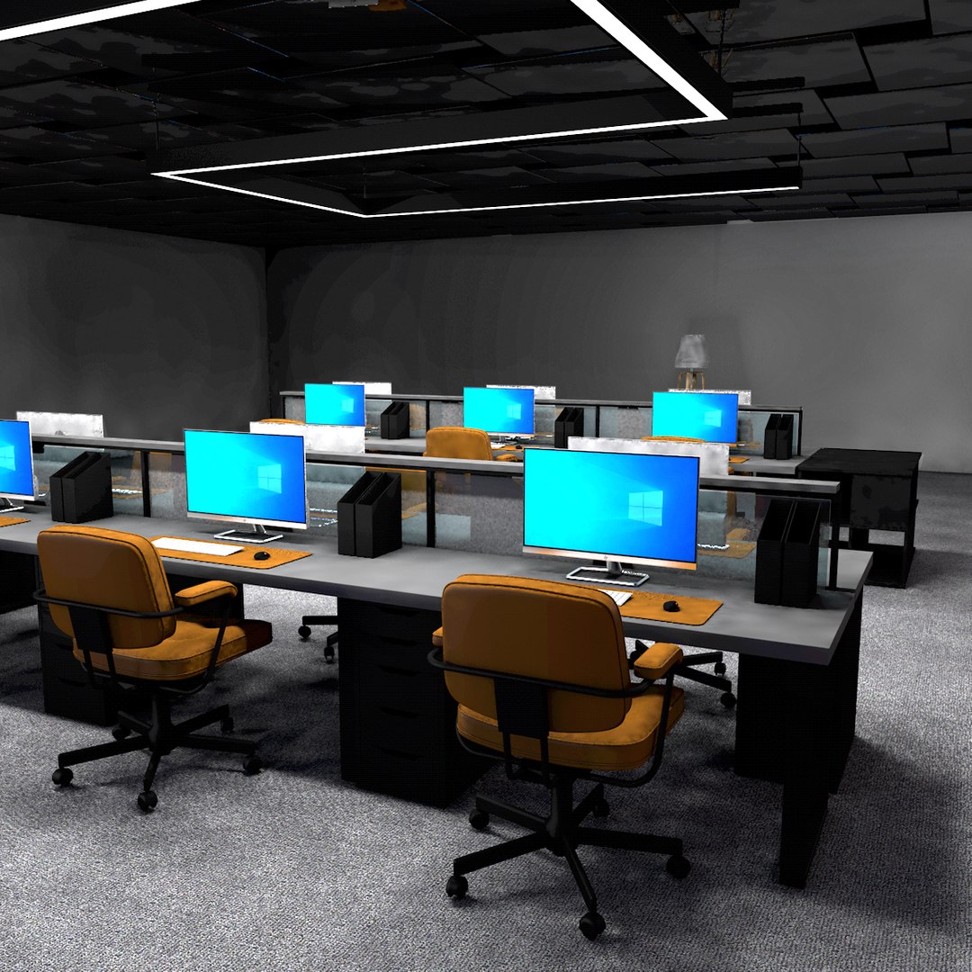 3D Office - TurboSquid 1492627