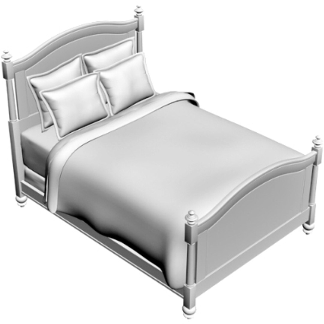 3d Model Of Bed