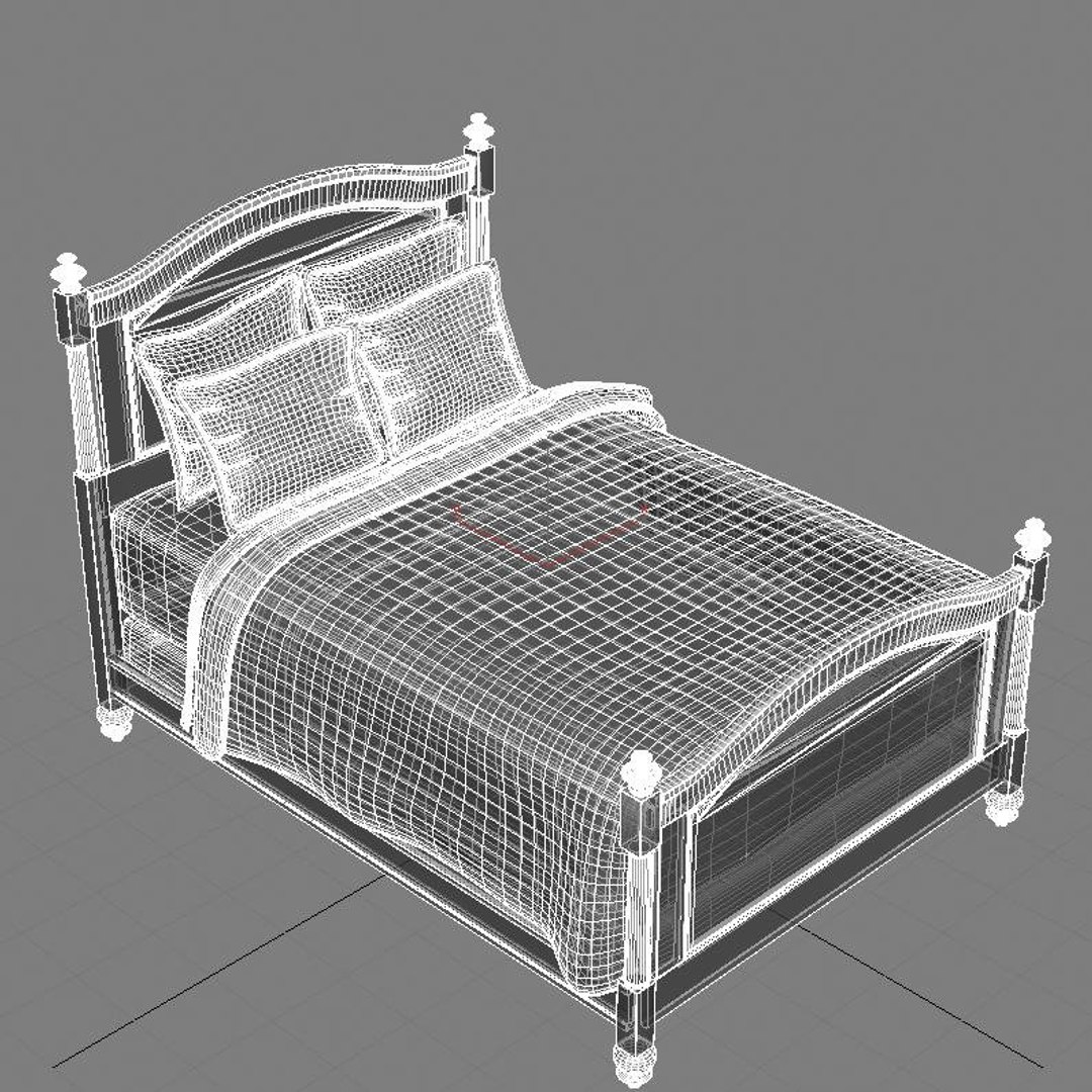 3d Model Of Bed