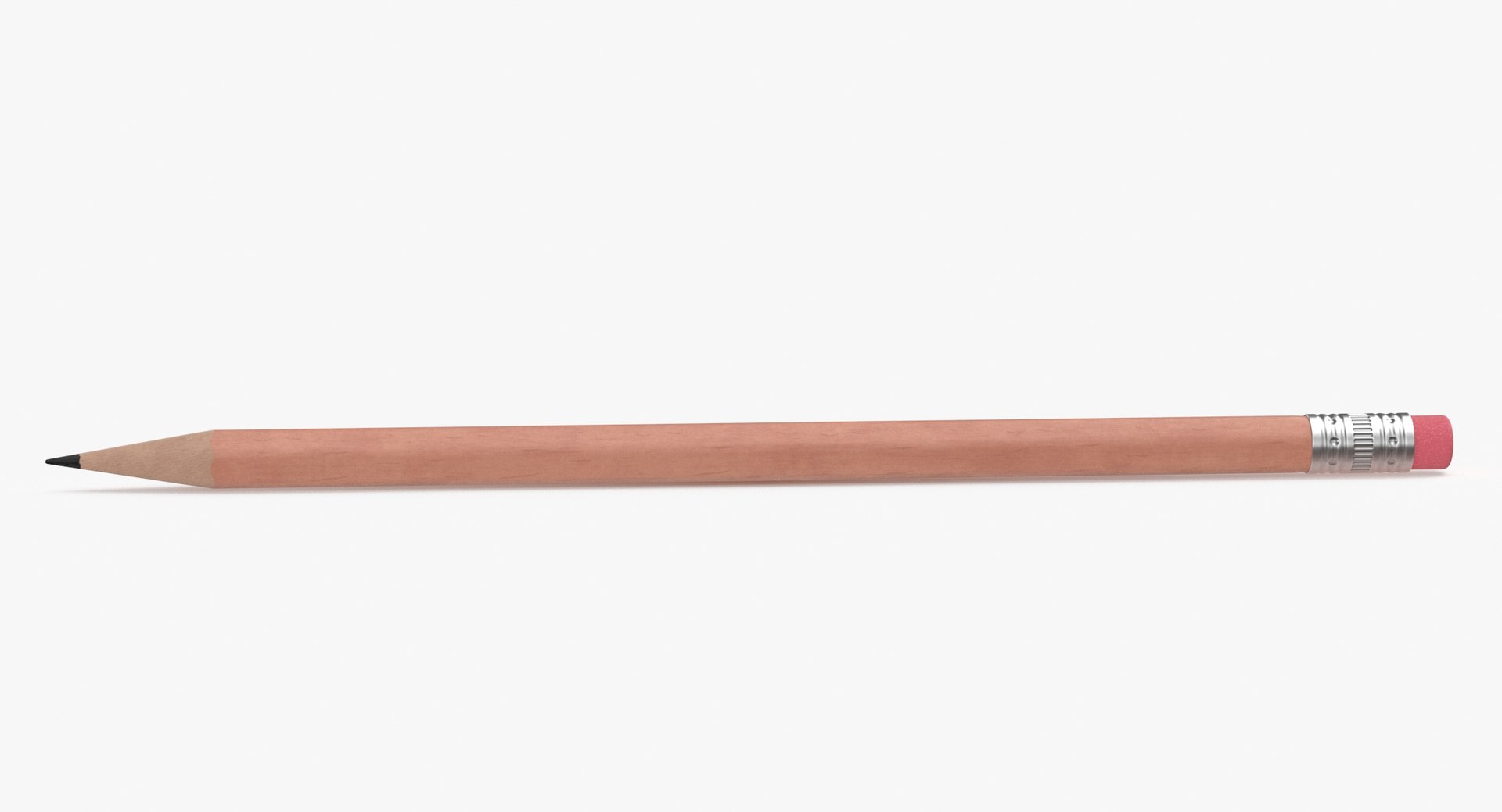 Pencils Mockup Type 01 Section 01 Pose 01 Silver Pink Or Black Erasor ...