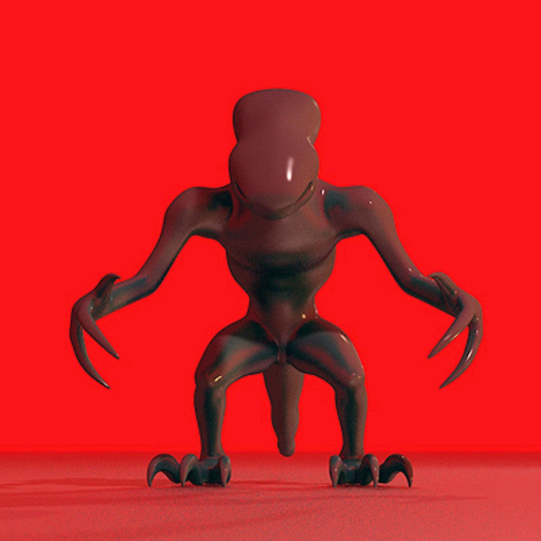 3d Model Alien Creature