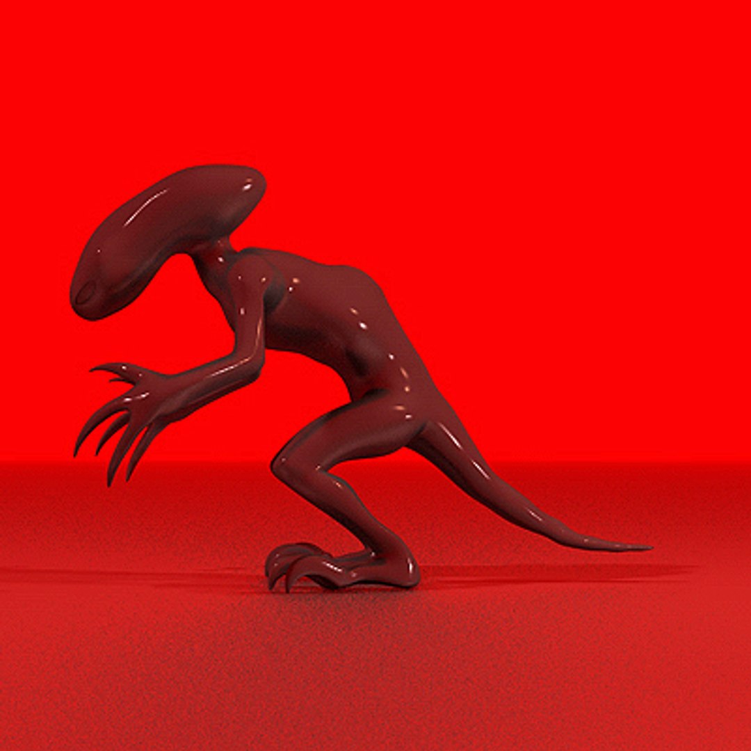 3d Model Alien Creature