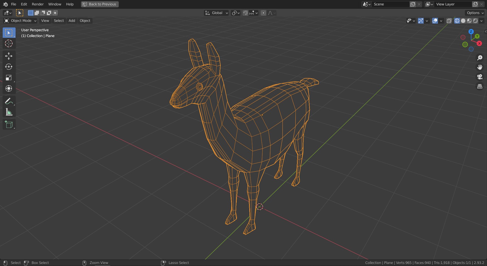 3D Low-poly Lama Model - TurboSquid 1807351