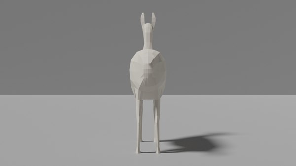 3D Low-poly Lama model - TurboSquid 1807351
