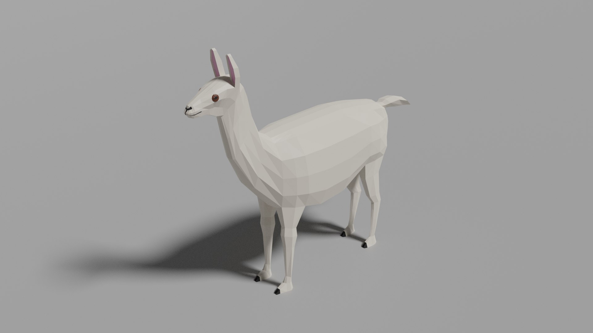 3D Low-poly Lama Model - TurboSquid 1807351