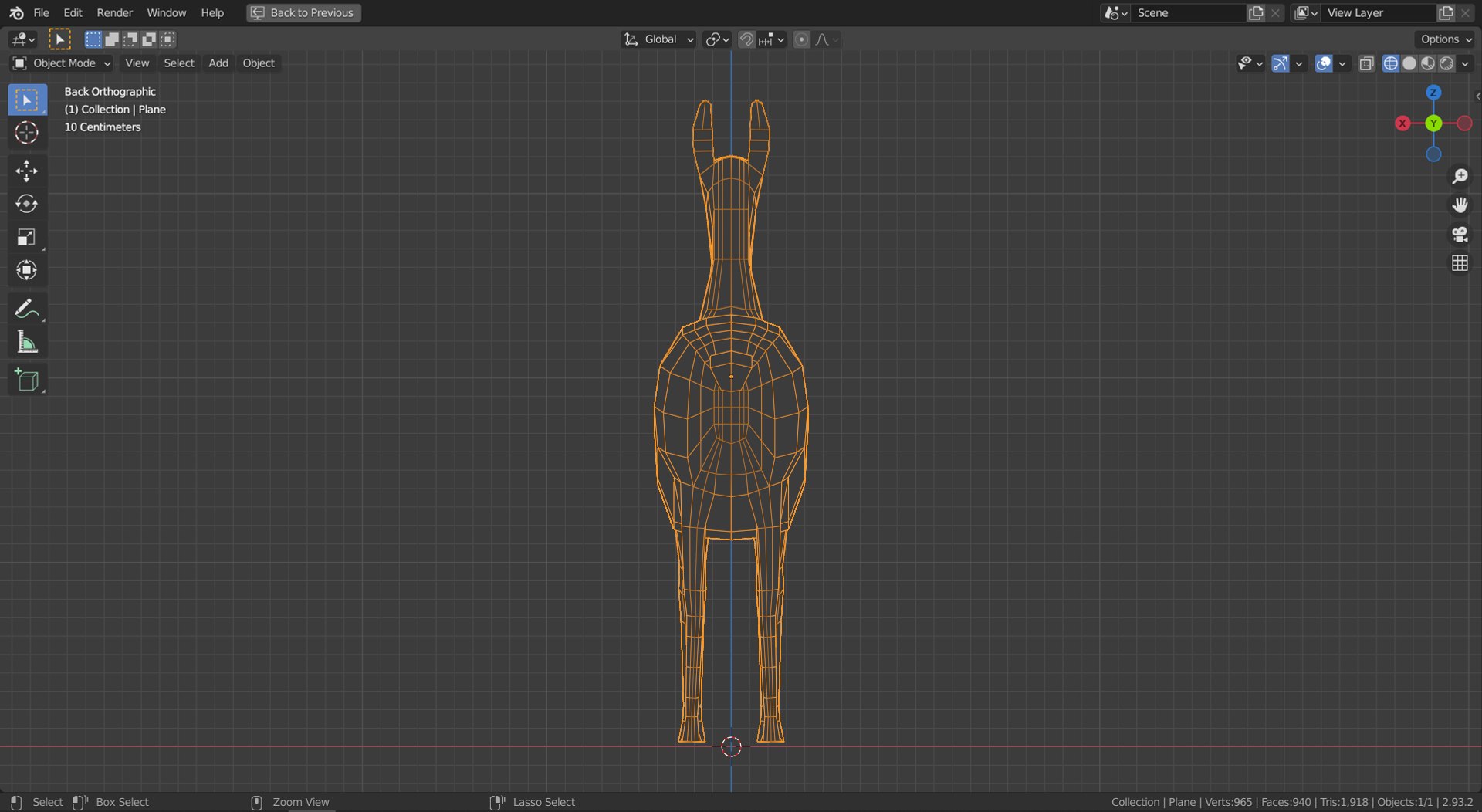 3D Low-poly Lama Model - TurboSquid 1807351