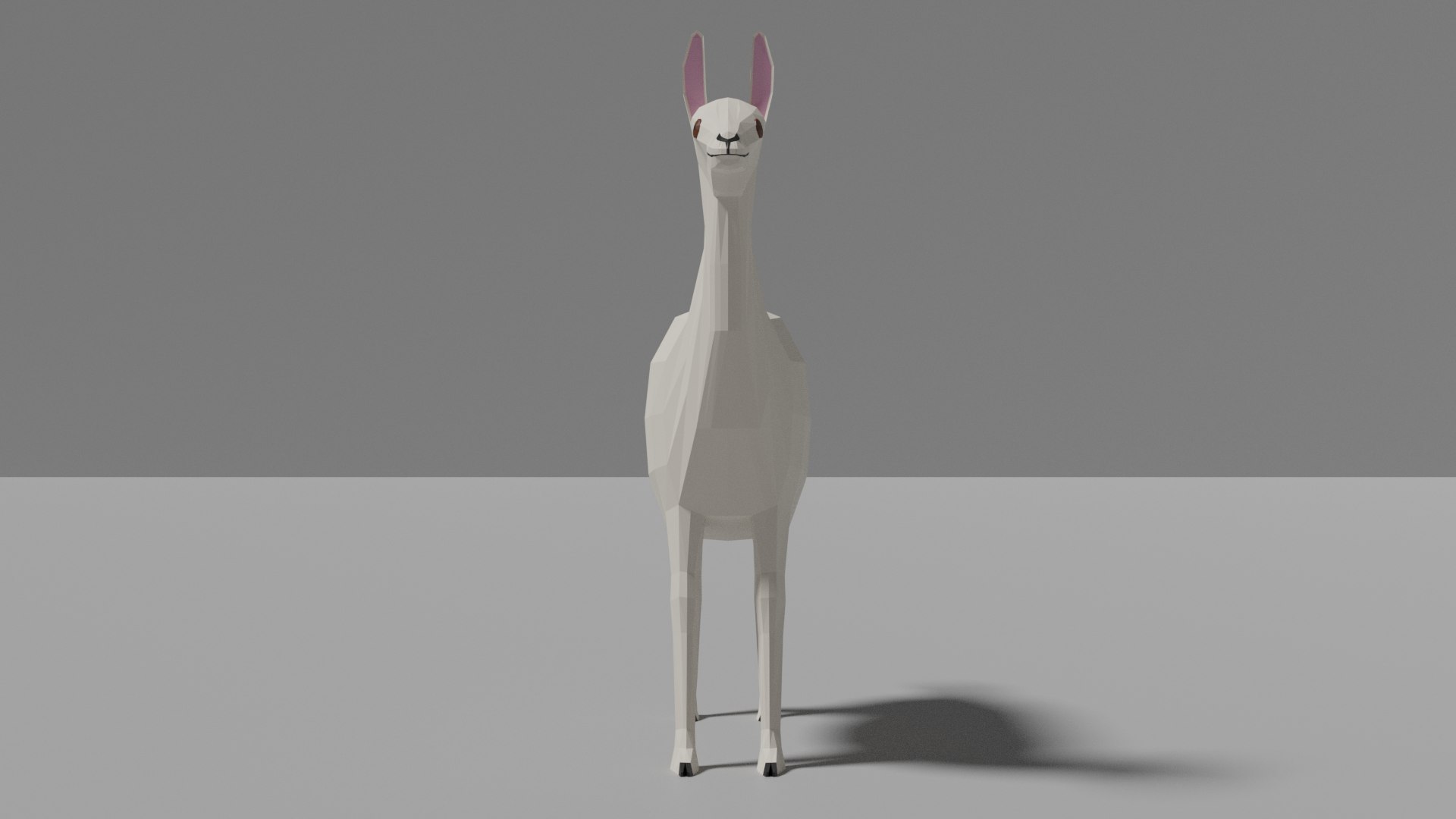 3D Low-poly Lama Model - TurboSquid 1807351