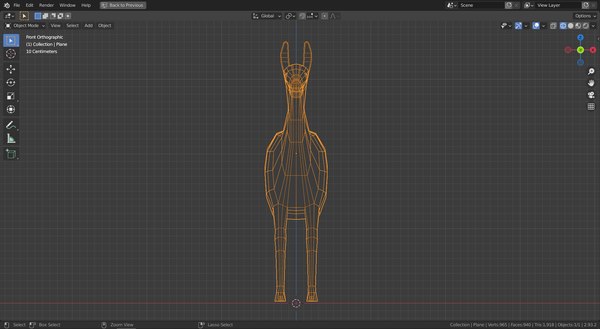 3D Low-poly Lama model - TurboSquid 1807351