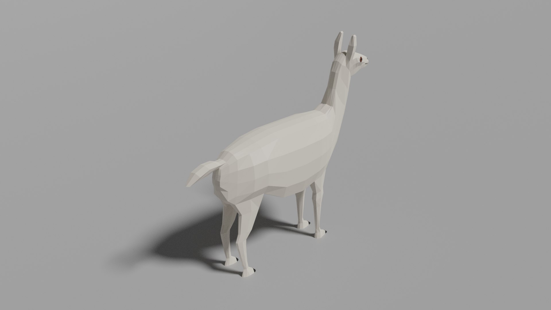 3D Low-poly Lama Model - TurboSquid 1807351