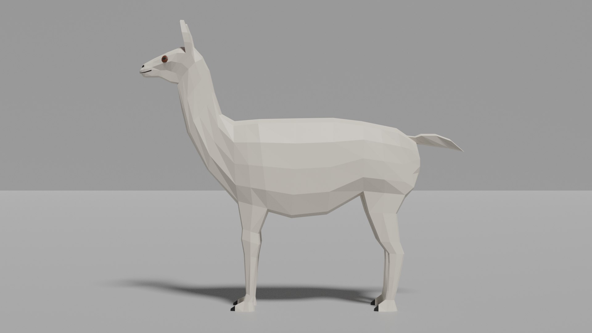 3D Low-poly Lama Model - TurboSquid 1807351