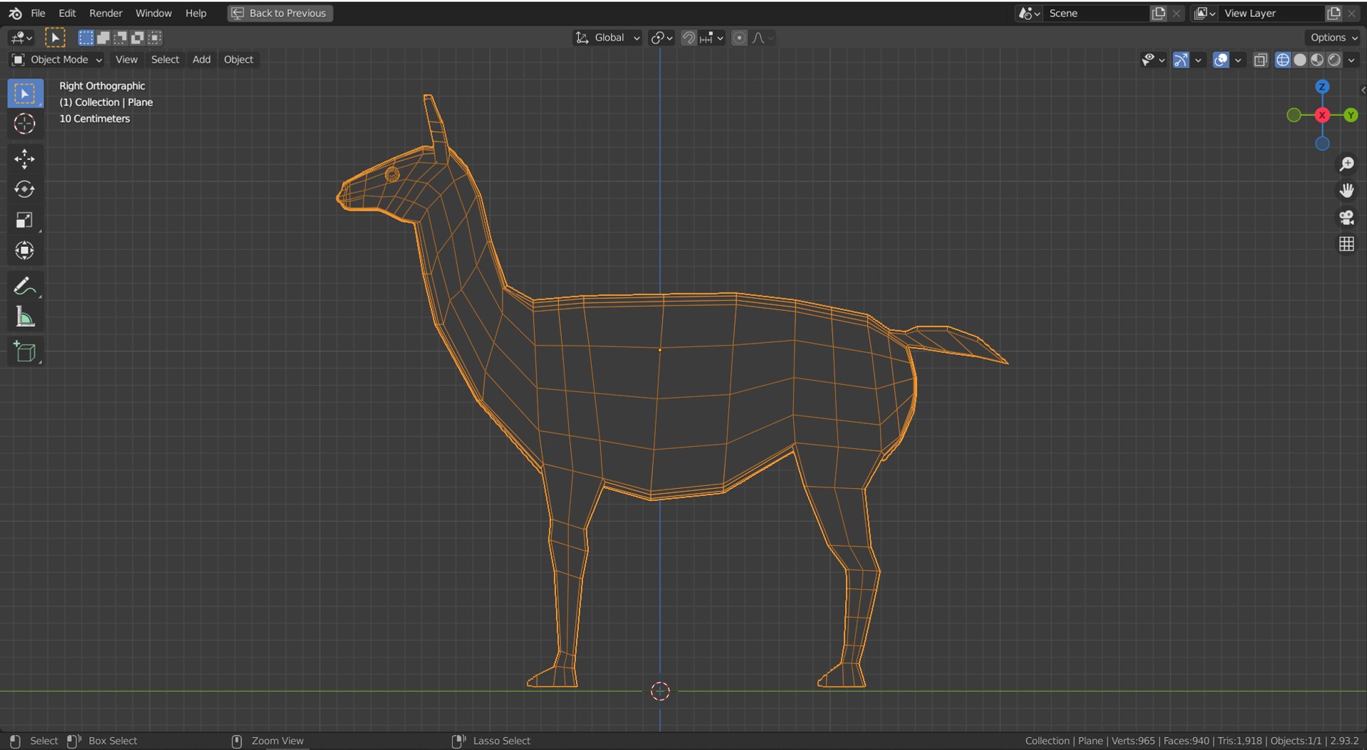 3D Low-poly Lama Model - TurboSquid 1807351