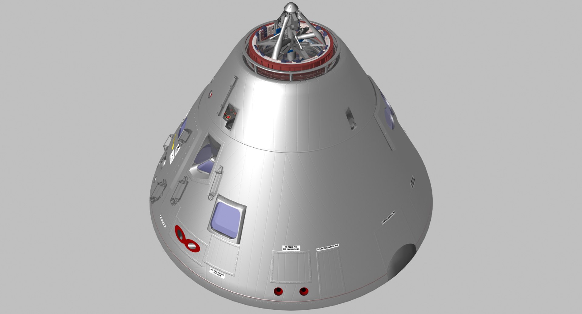 Apollo Command Module 3D Model - TurboSquid 1379101