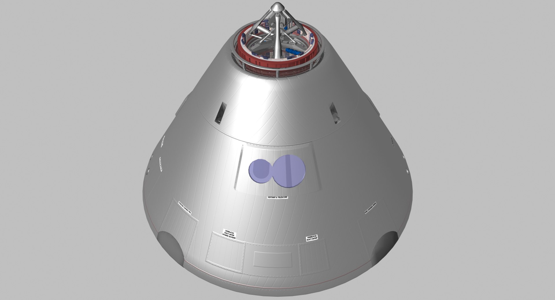 Apollo Command Module 3D Model - TurboSquid 1379101
