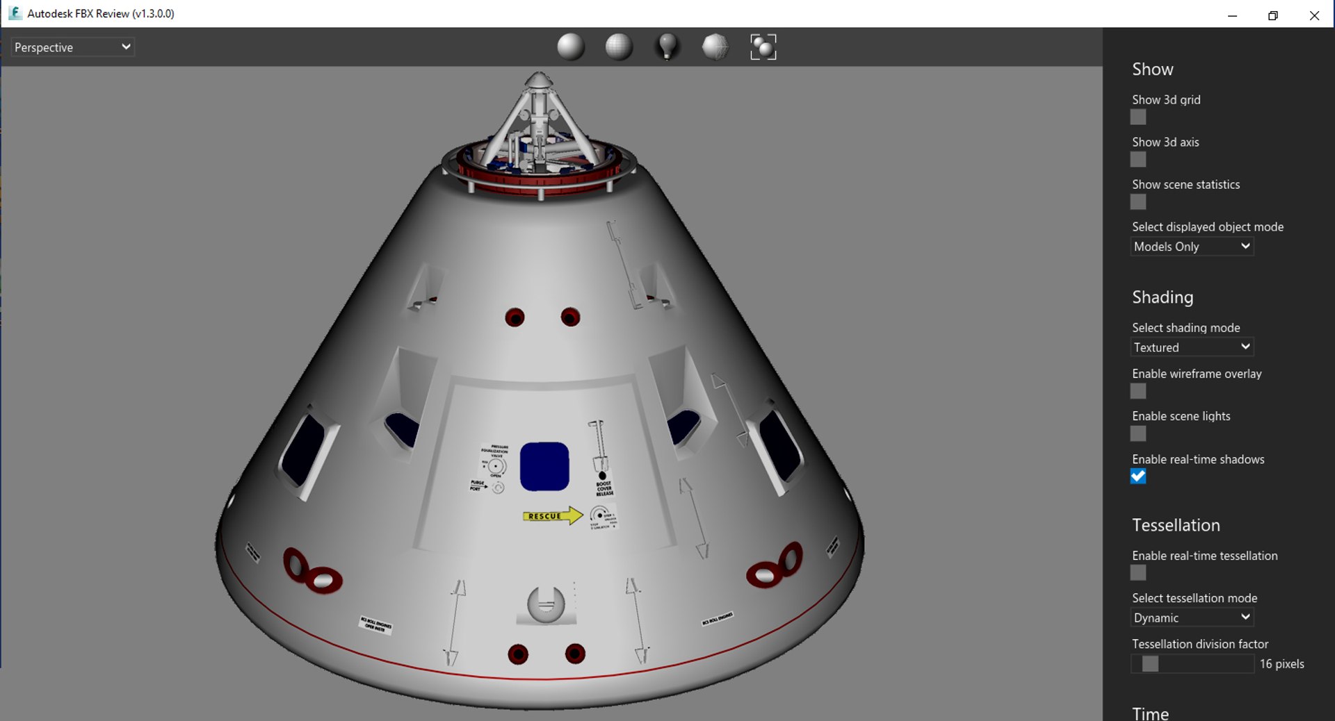 Apollo command module 3D model - TurboSquid 1379101