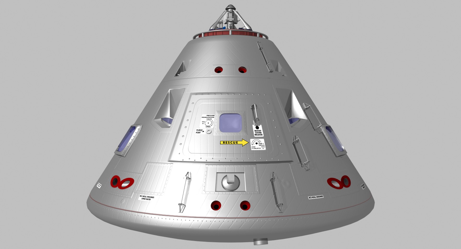 Apollo Command Module 3D Model - TurboSquid 1379101