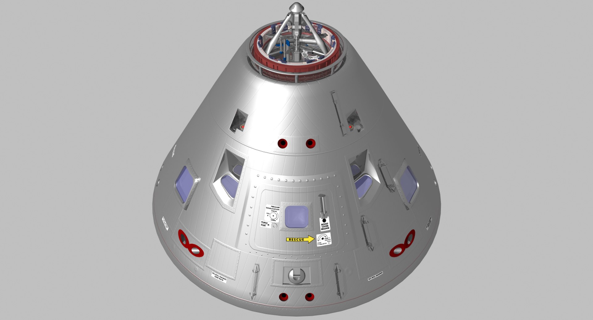 Apollo Command Module 3D Model - TurboSquid 1379101