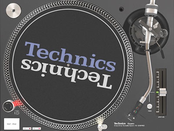 turntable dj 3d model
