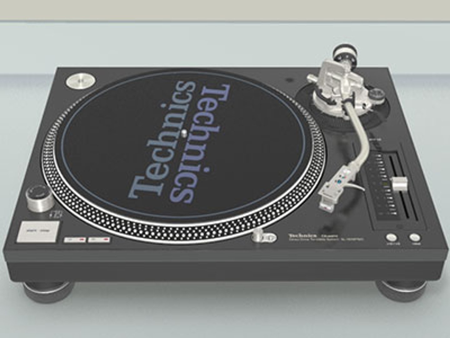 Turntable Dj 3d Model