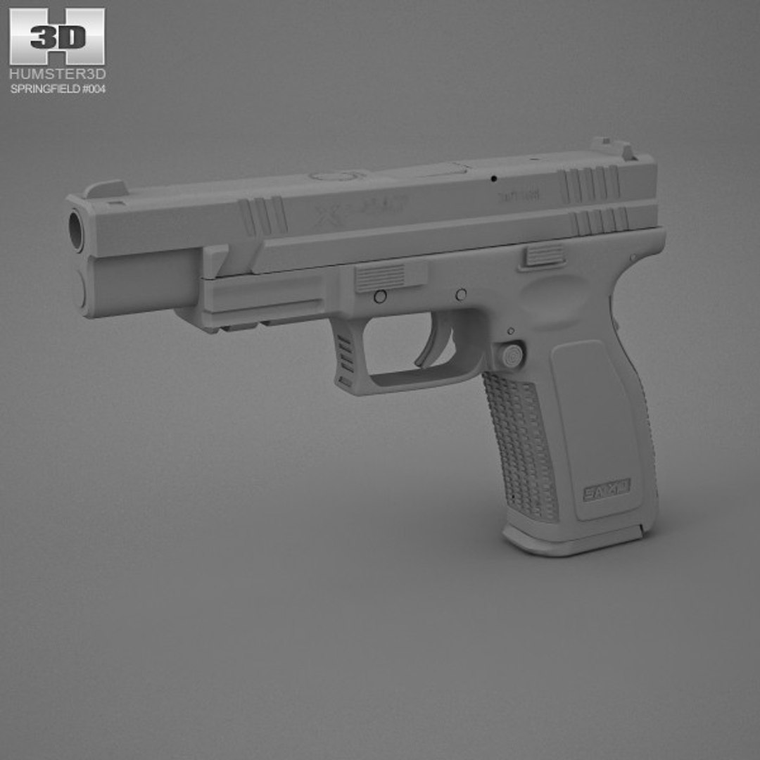 hs2000 springfield armory 3d 3ds