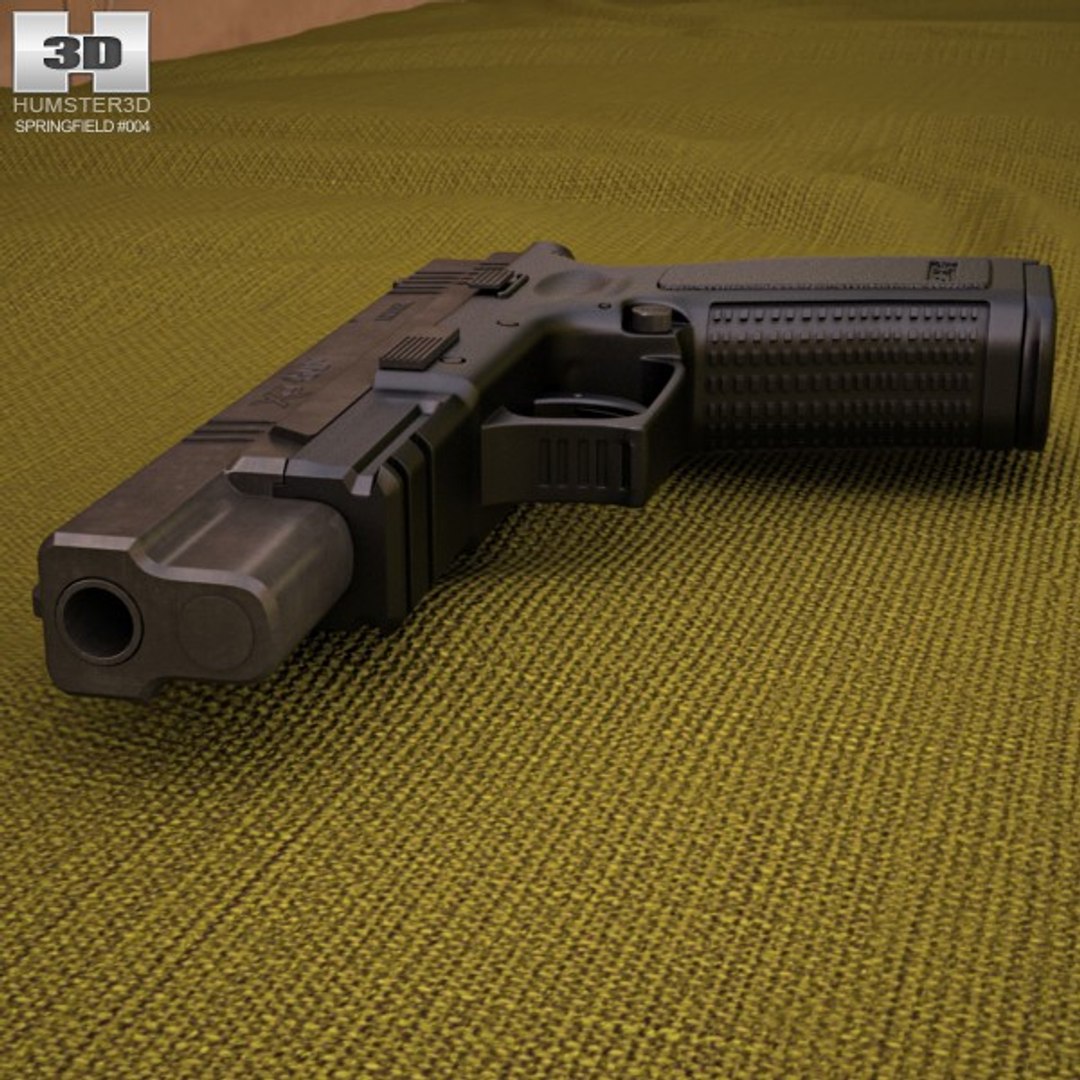 hs2000 springfield armory 3d 3ds