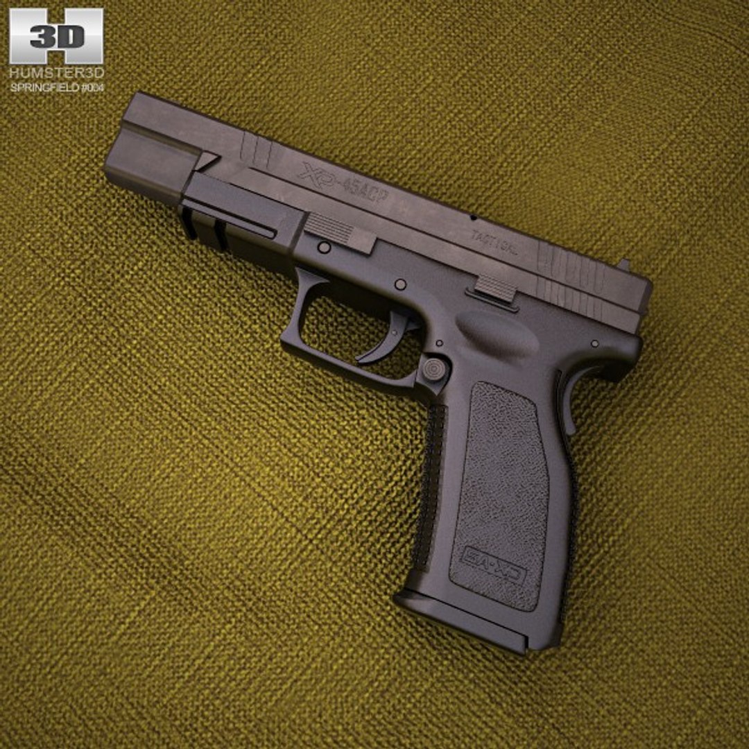 hs2000 springfield armory 3d 3ds