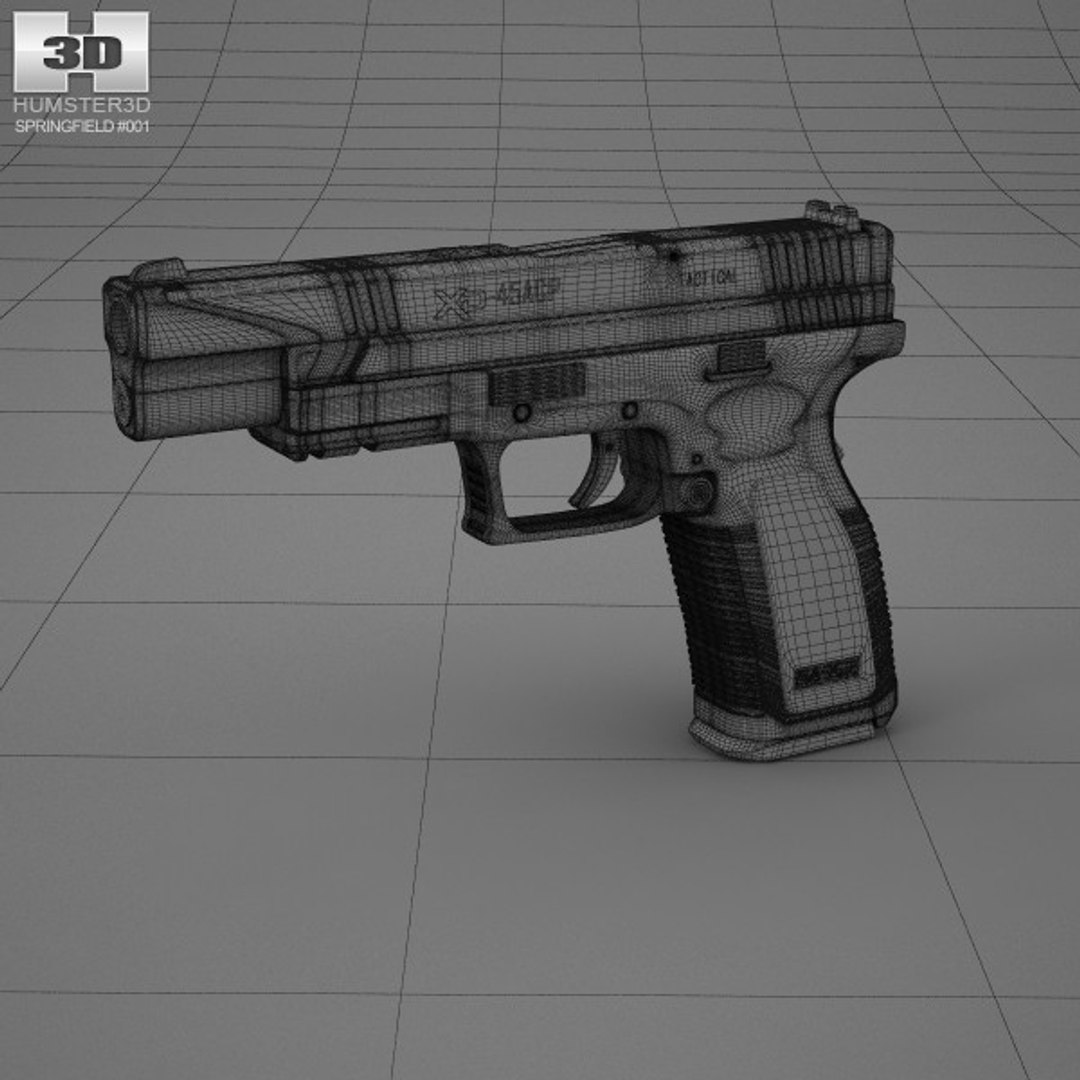 hs2000 springfield armory 3d 3ds