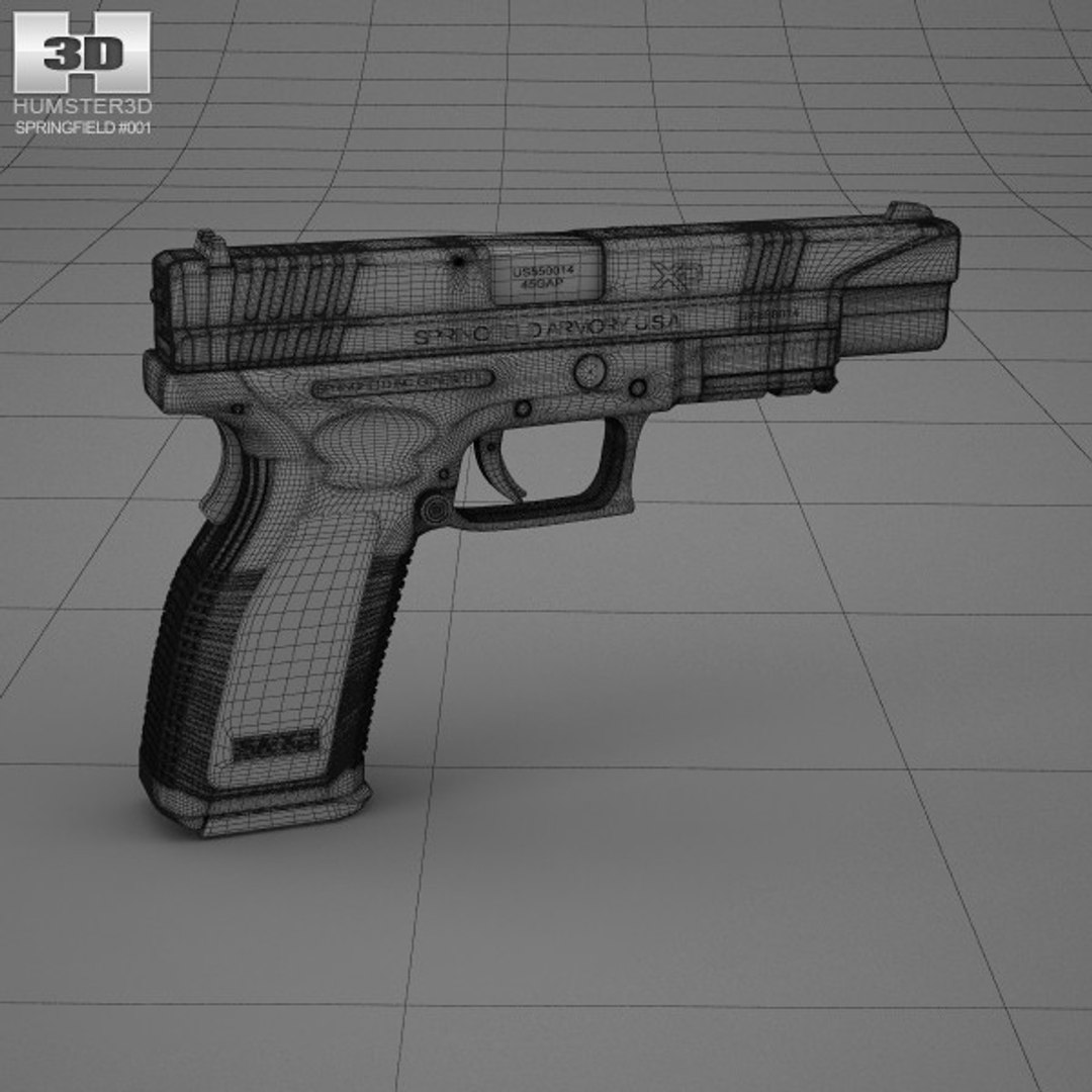 hs2000 springfield armory 3d 3ds
