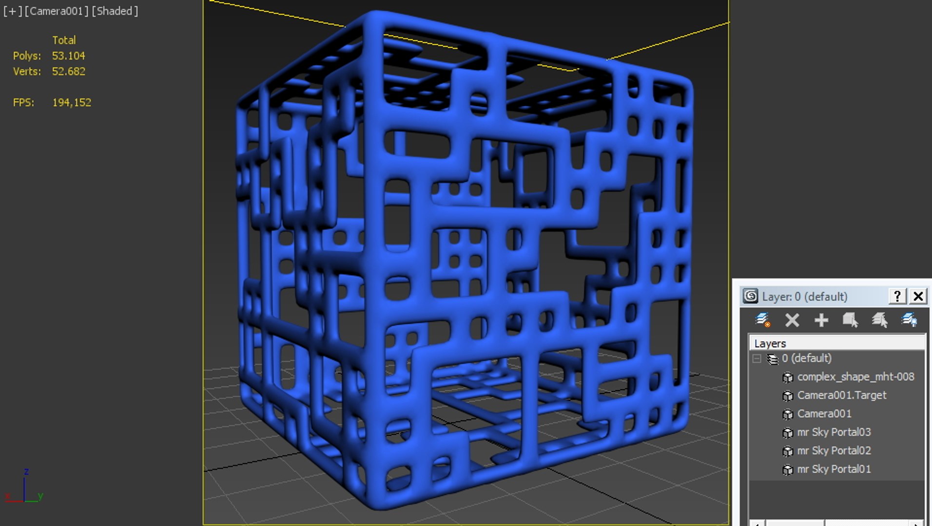 3d Model Complex Shape