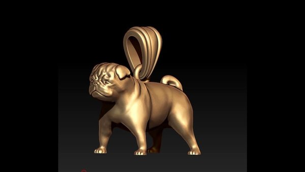 modelo 3d Colgante de fregonas para perros modelo de impresión 3D ...