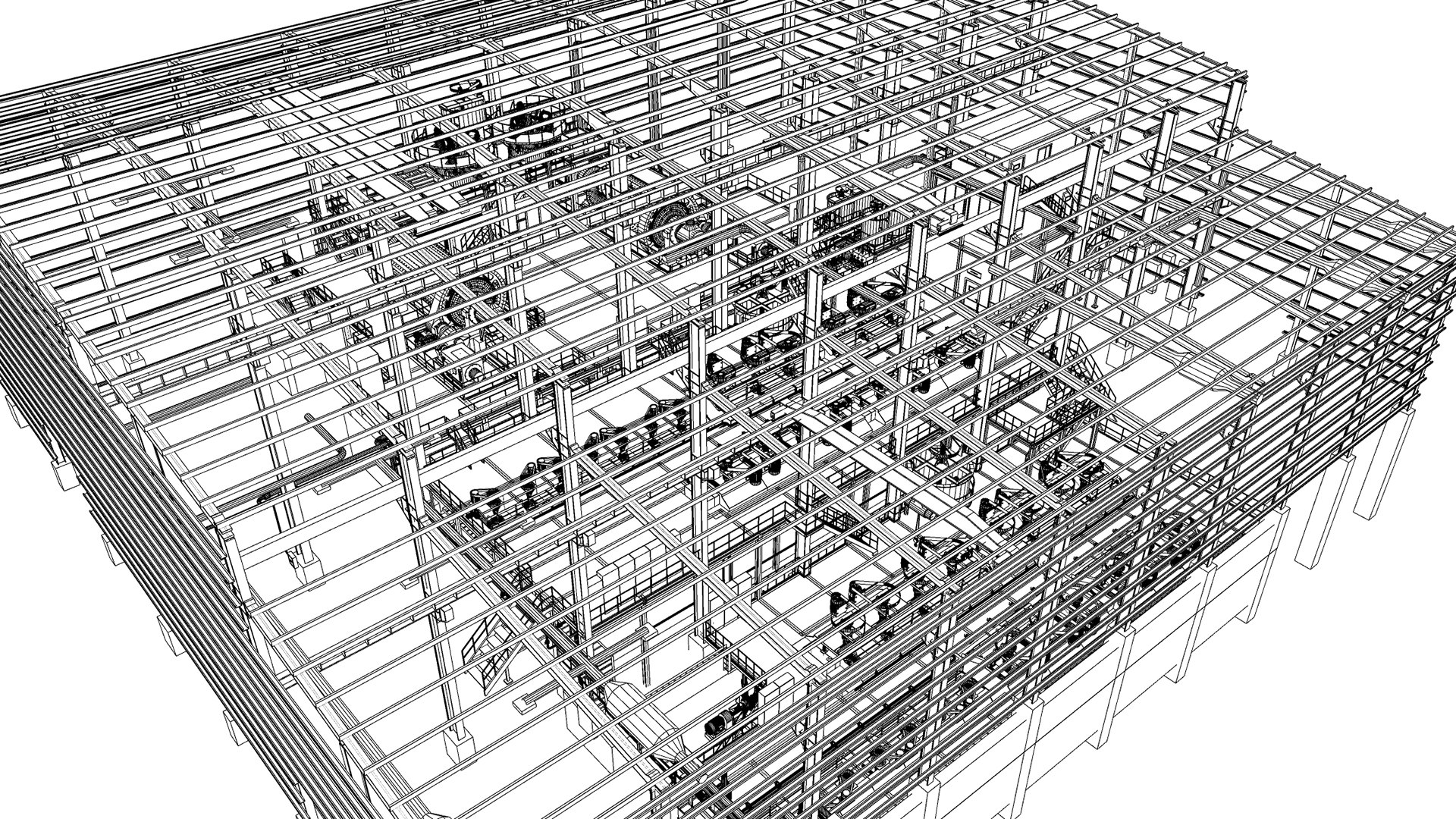 3D Mining Processing Plant Model - TurboSquid 2226223