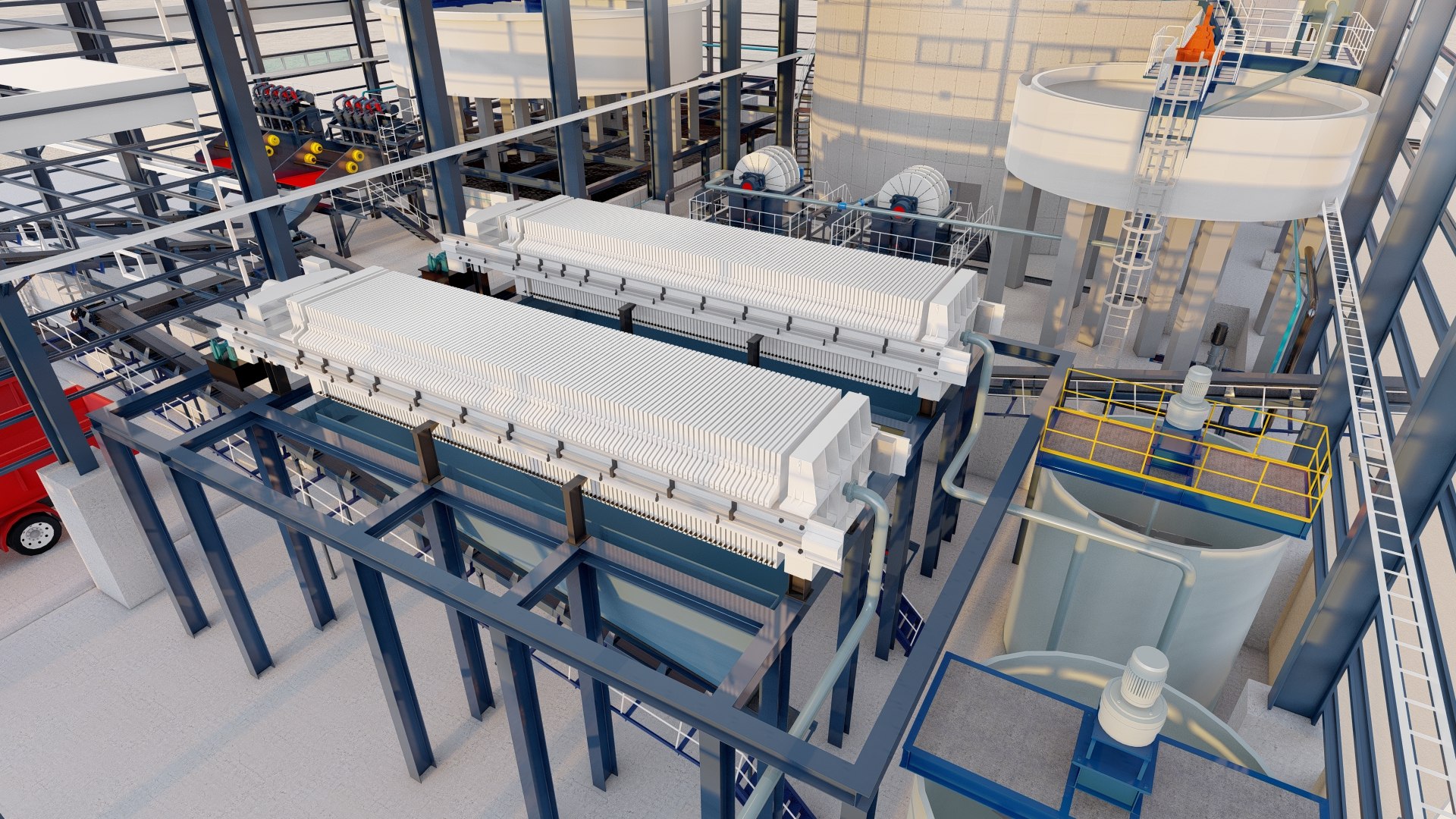 3D Mining Processing Plant Model - TurboSquid 2226223