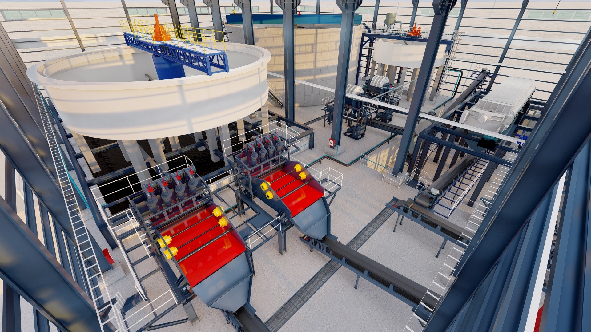 3D Mining Processing Plant Model - TurboSquid 2226223