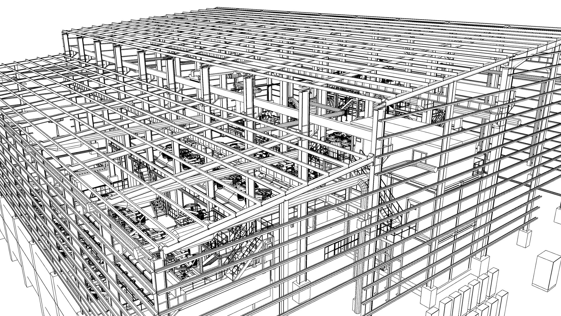3D Mining Processing Plant Model - TurboSquid 2226223