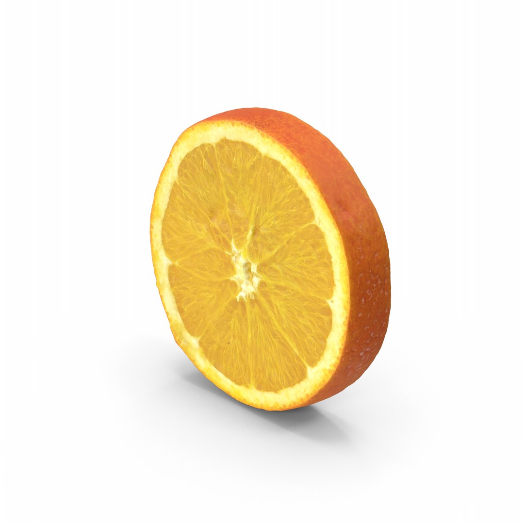 Orange Slice 3D Model - TurboSquid 2348467