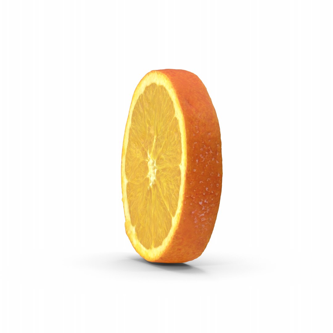 Orange Slice 3D Model - TurboSquid 2348467