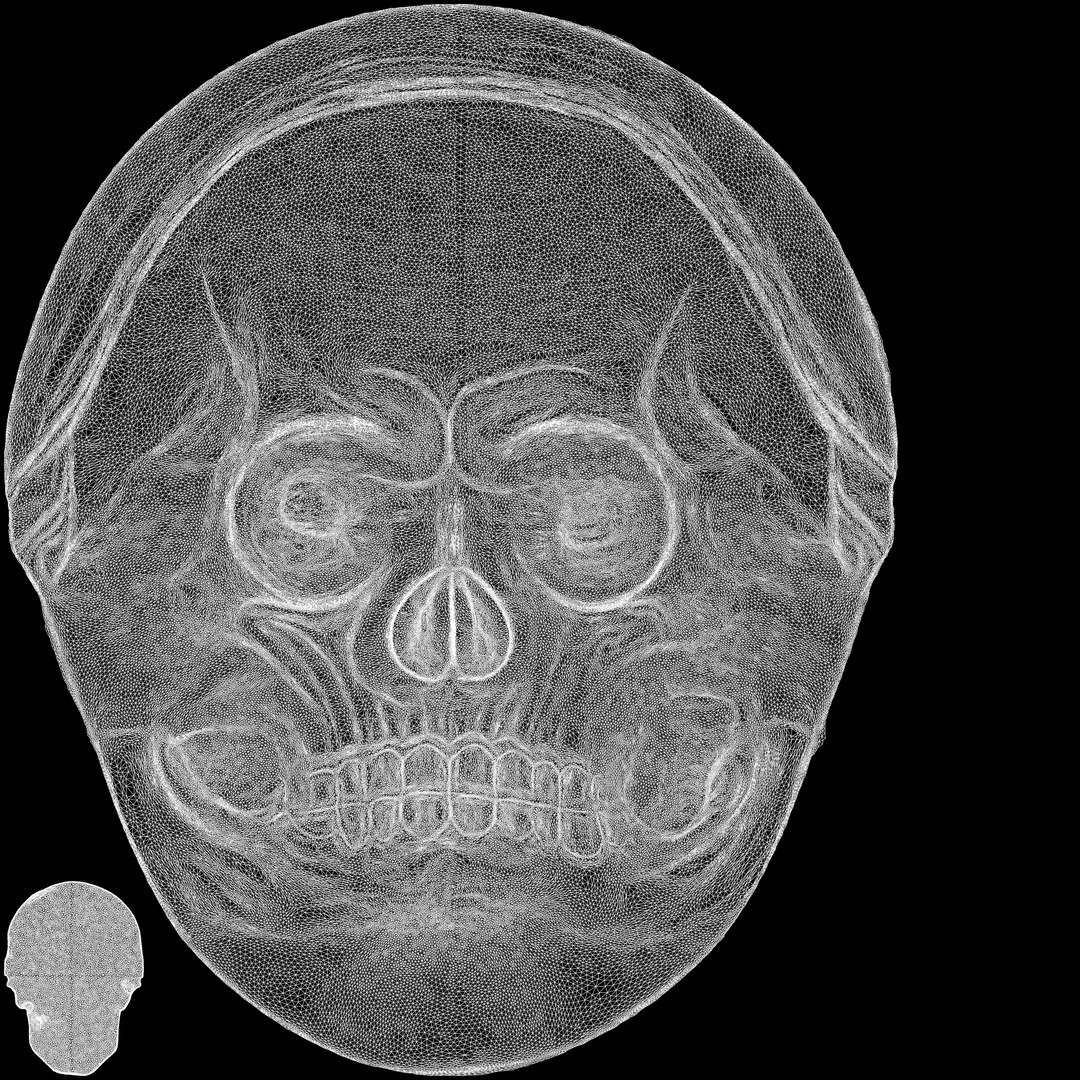 Skull Relief 25 3D Model - TurboSquid 2283952