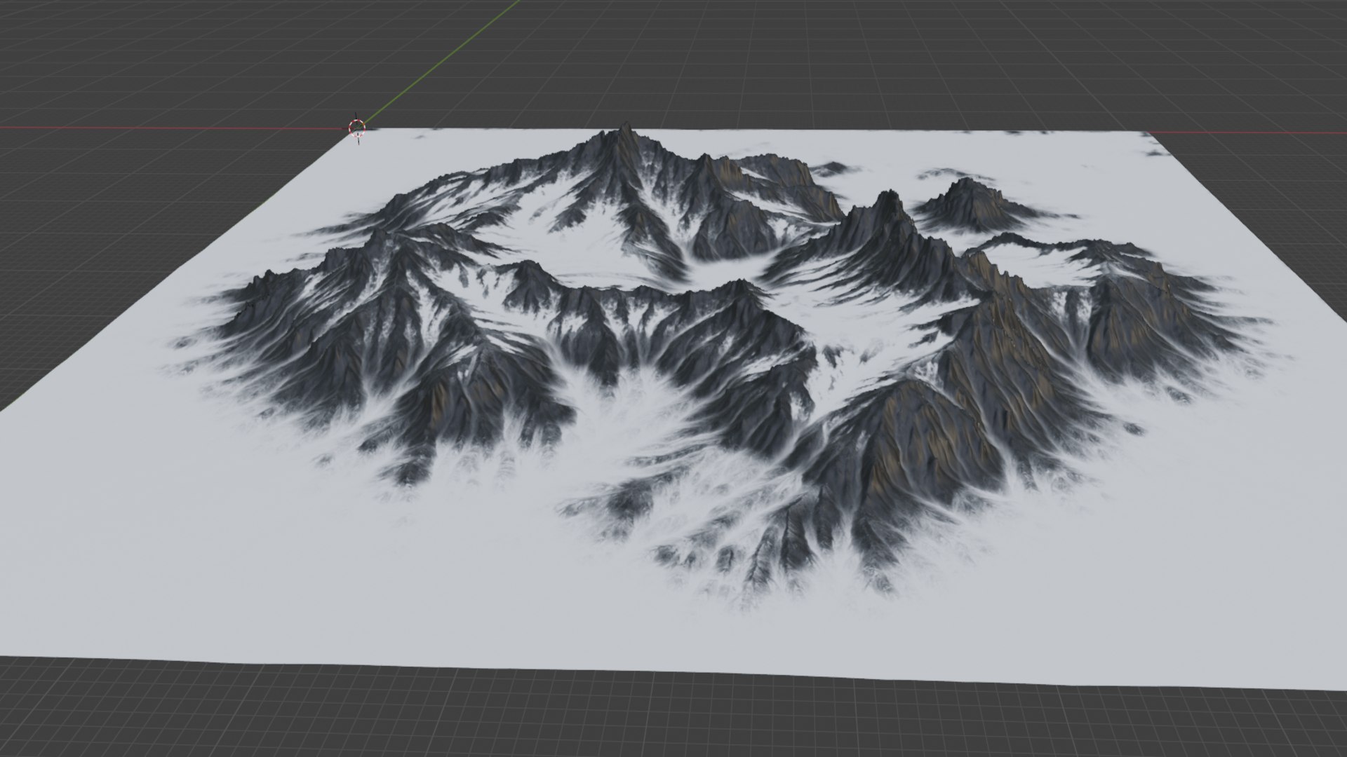 Snow Terrain 3D - TurboSquid 2202735