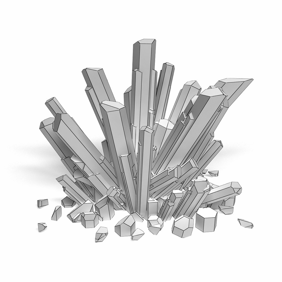 Crystals Minerals 3d 3ds