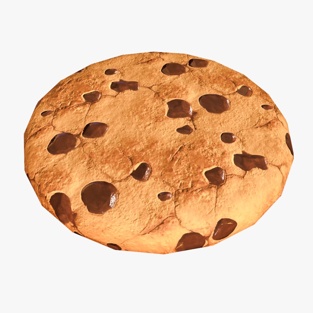 Chocolate Chip Cookie 3D - TurboSquid 2096570