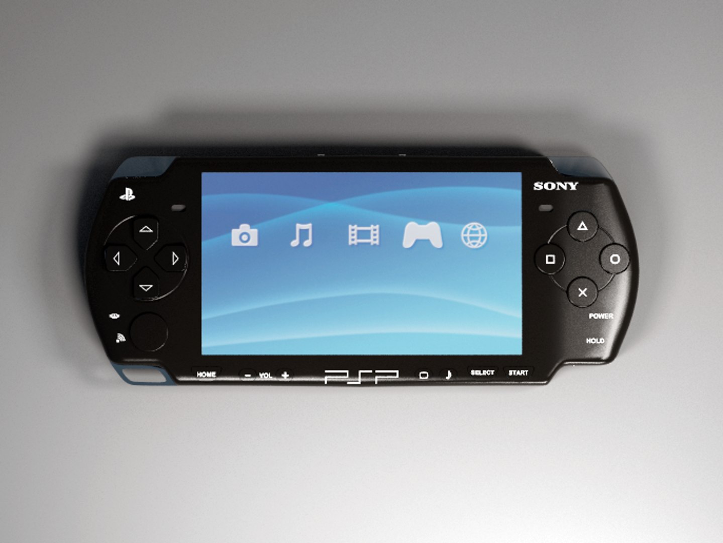 3d Model Of Psp
