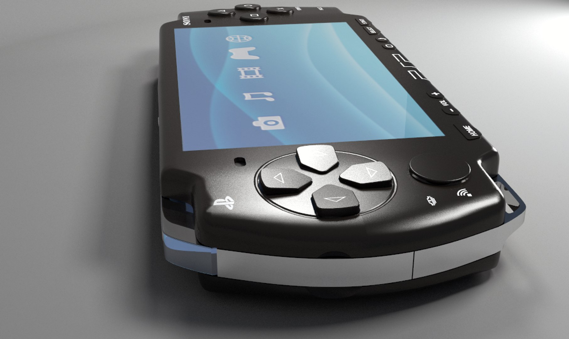 3d Model Of Psp