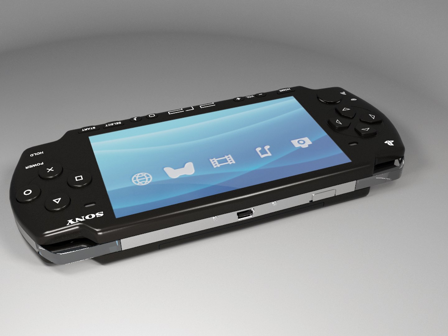 3d Model Of Psp