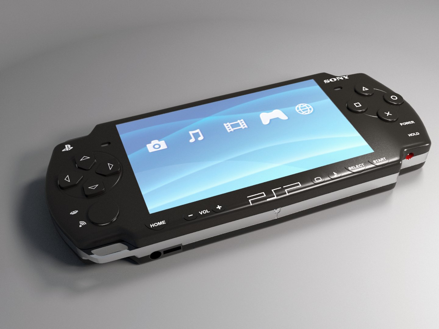3d Model Of Psp