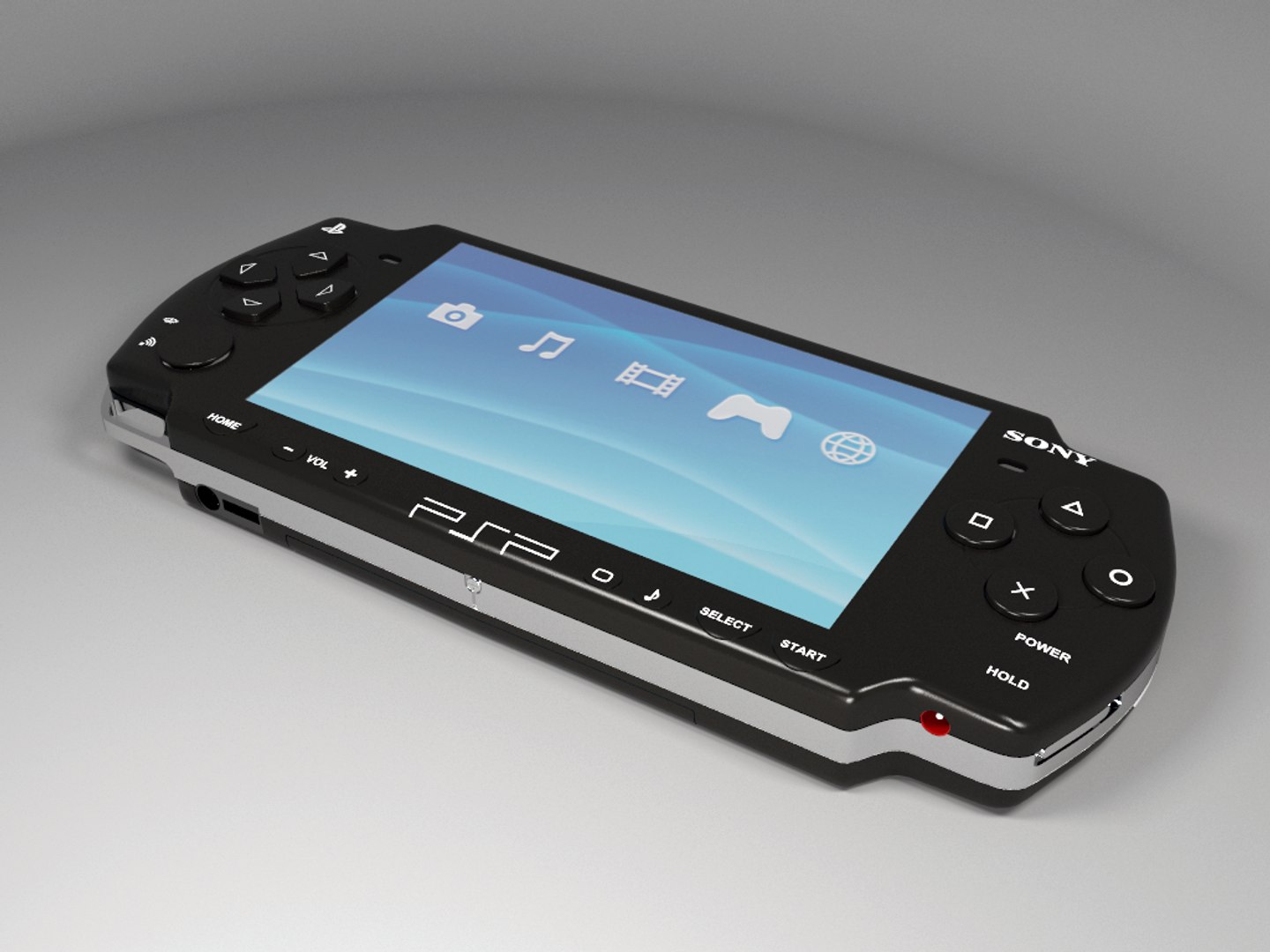 3d Model Of Psp