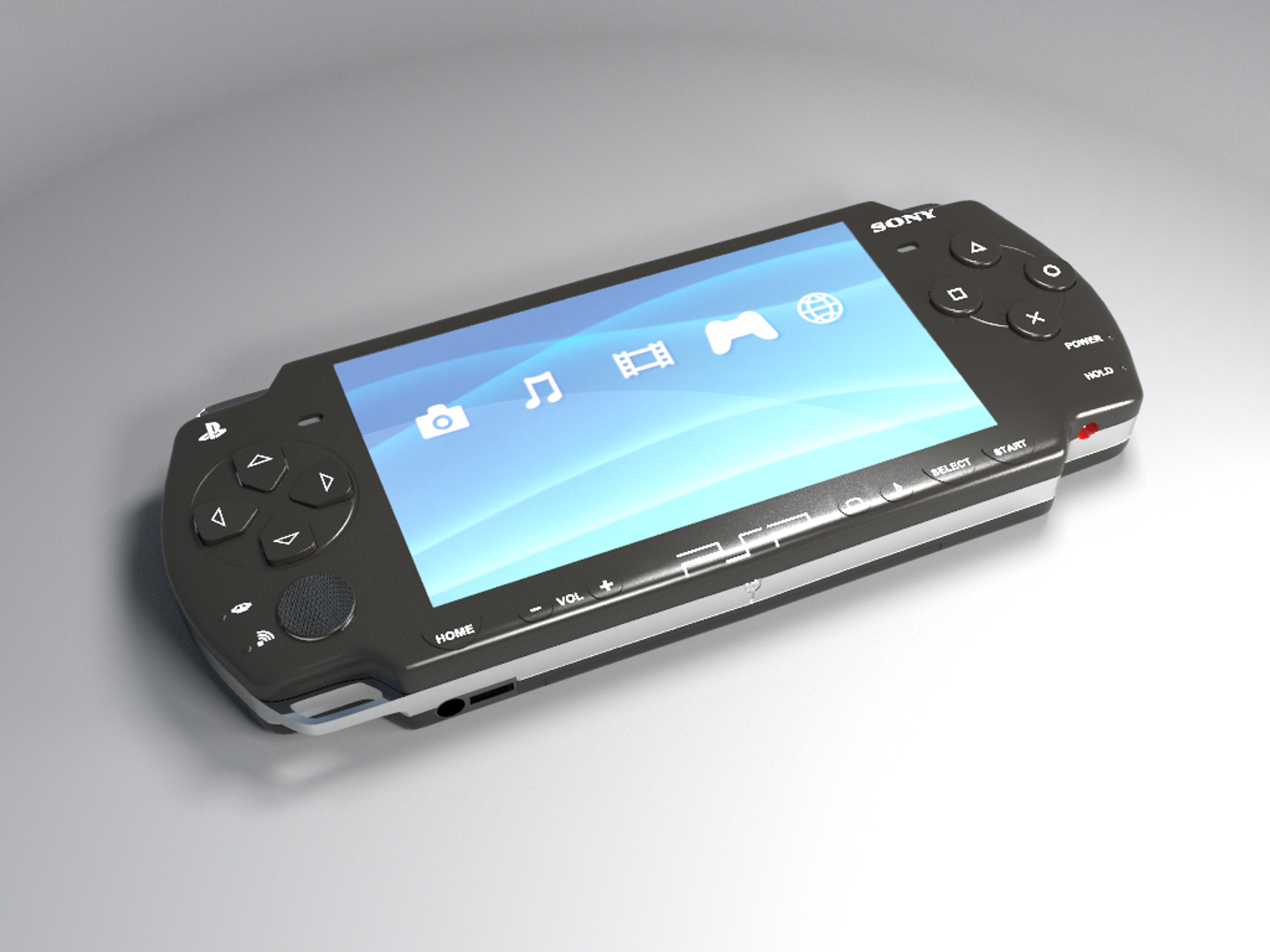 3d Model Of Psp