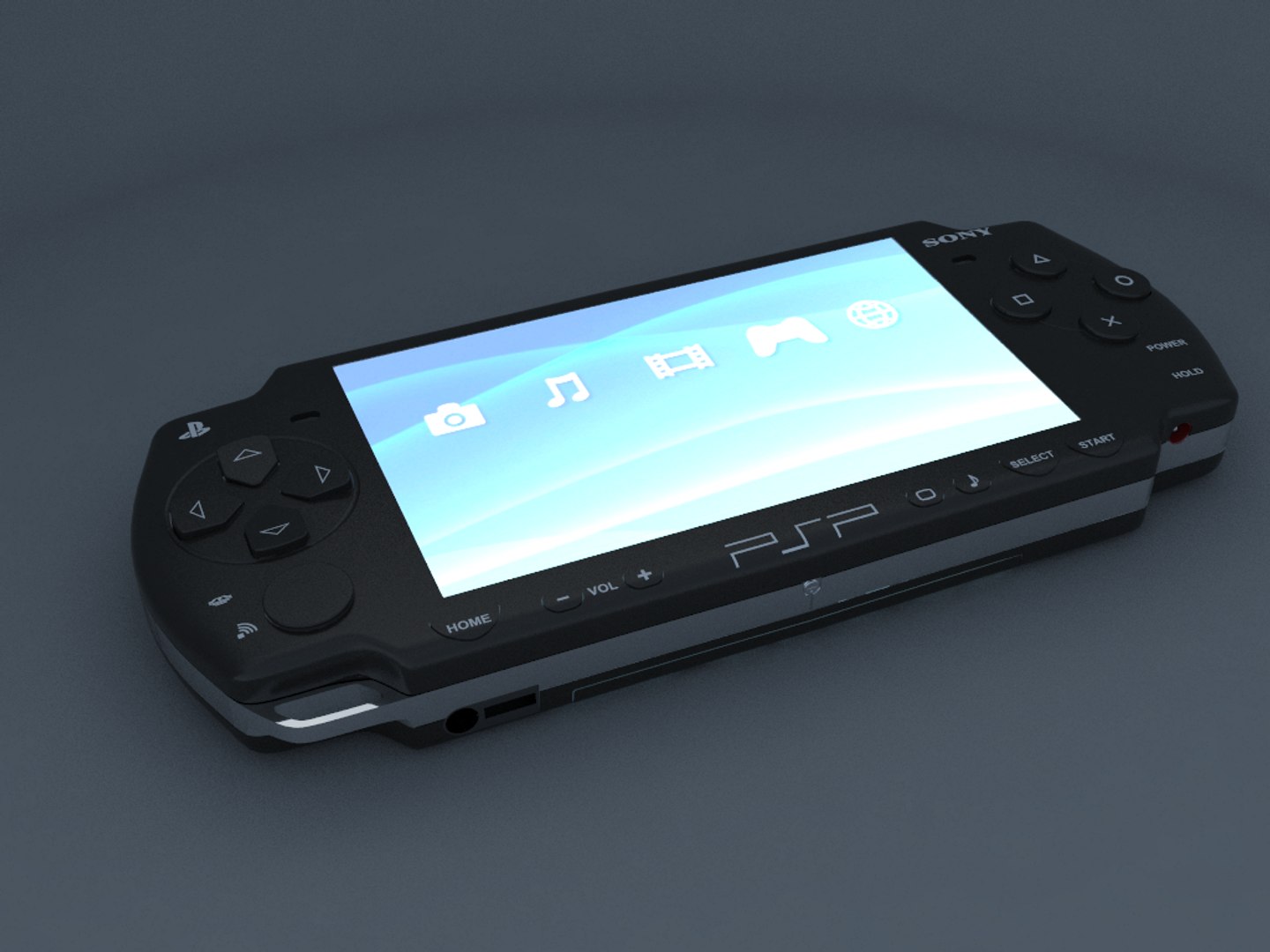3d Model Of Psp