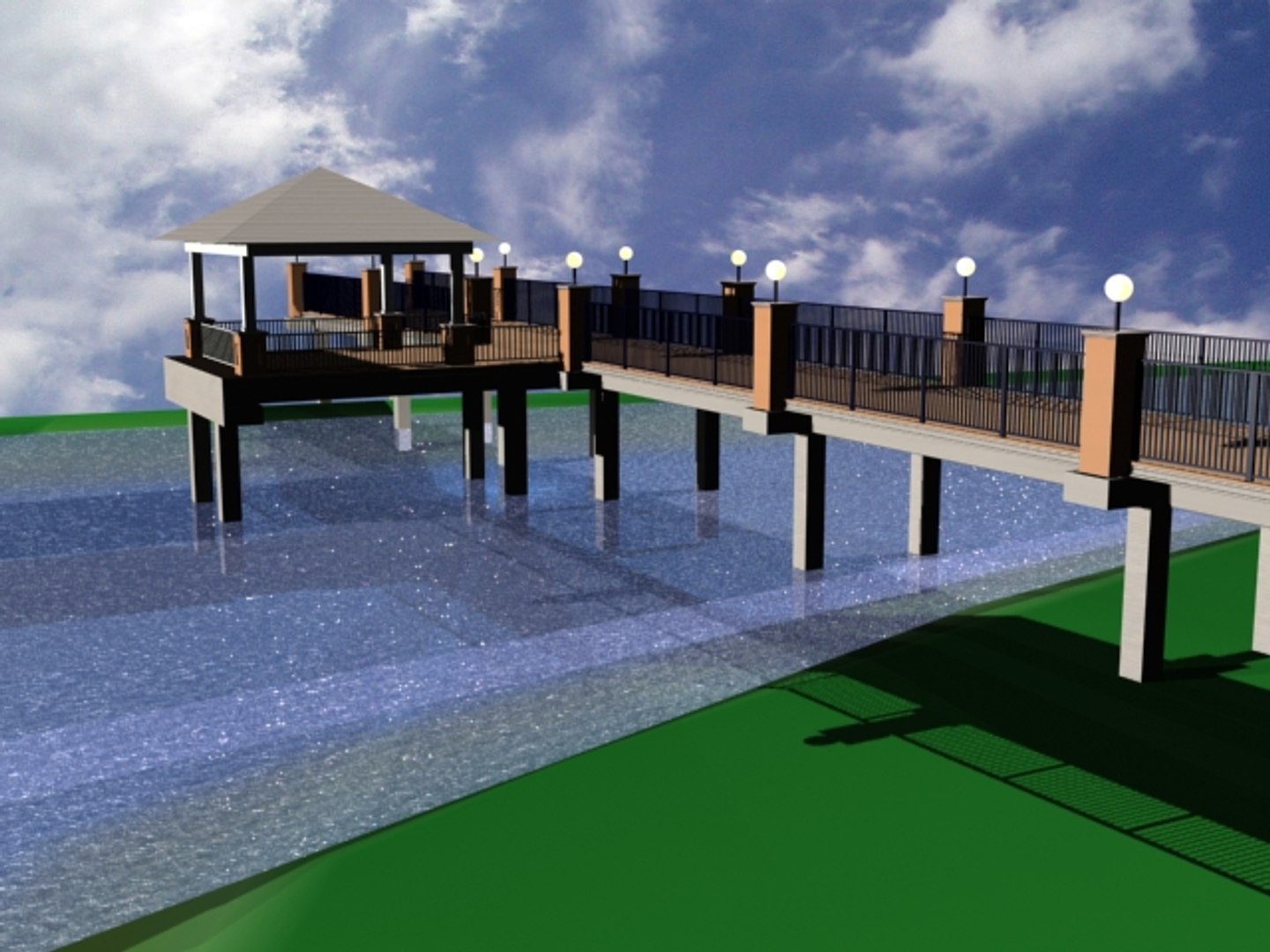 gazebo house 3d model