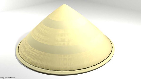 3D conical hat - TurboSquid 1243679
