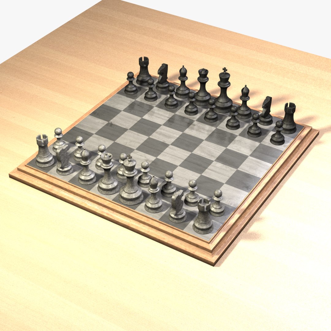 Chess Set 3d Model